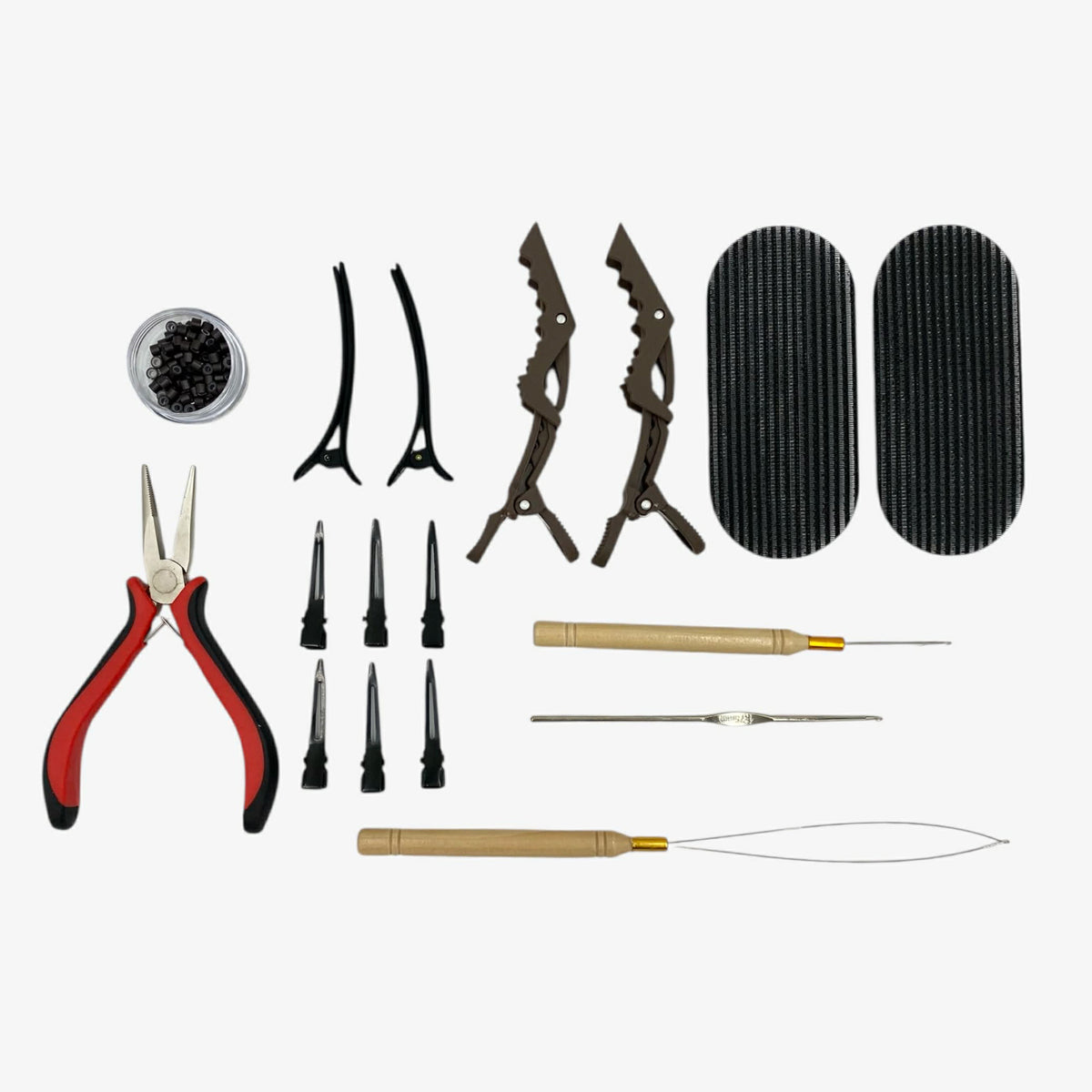 Complete Tool Kit for Butterfly Weft Application – Medusa Hair Extensions